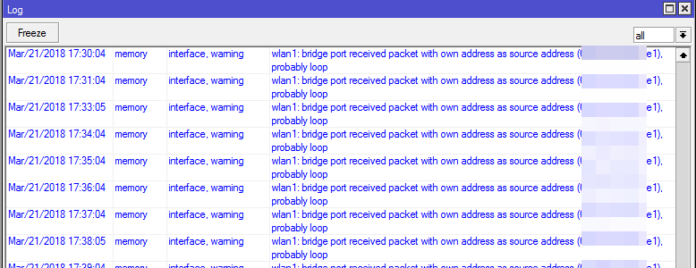 Error Log ที่เจอบ่อยๆ ใน Mikrotik และวิธีแก้ - PacketHunter.net